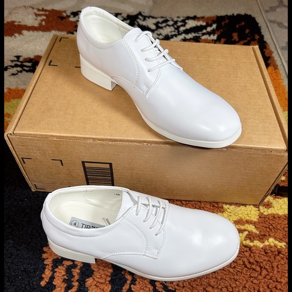 Tip Top Kids | Shoes | Tip Top Shiny White Loafers | Poshmark